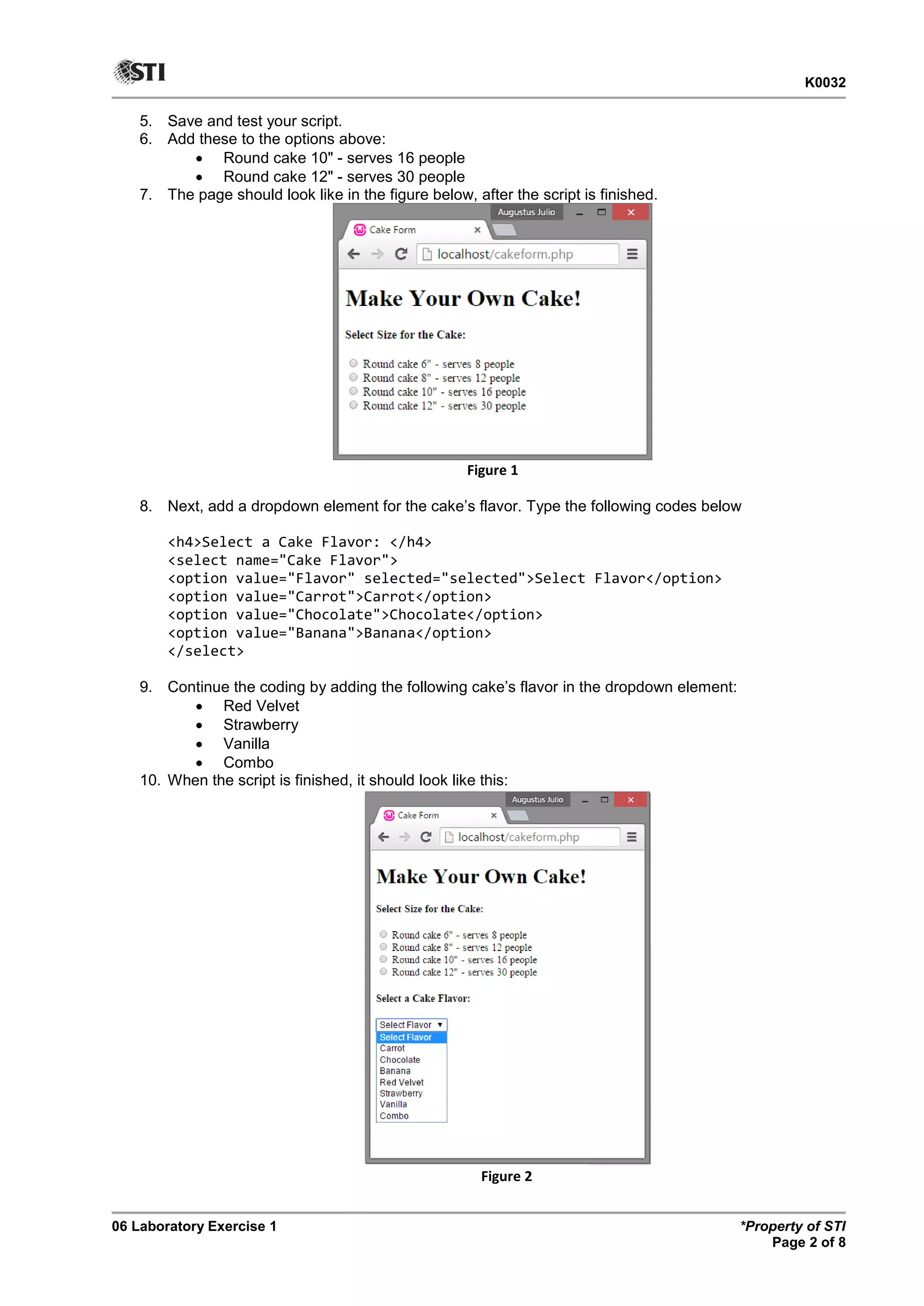 06 laboratory exercise 1 | PDF