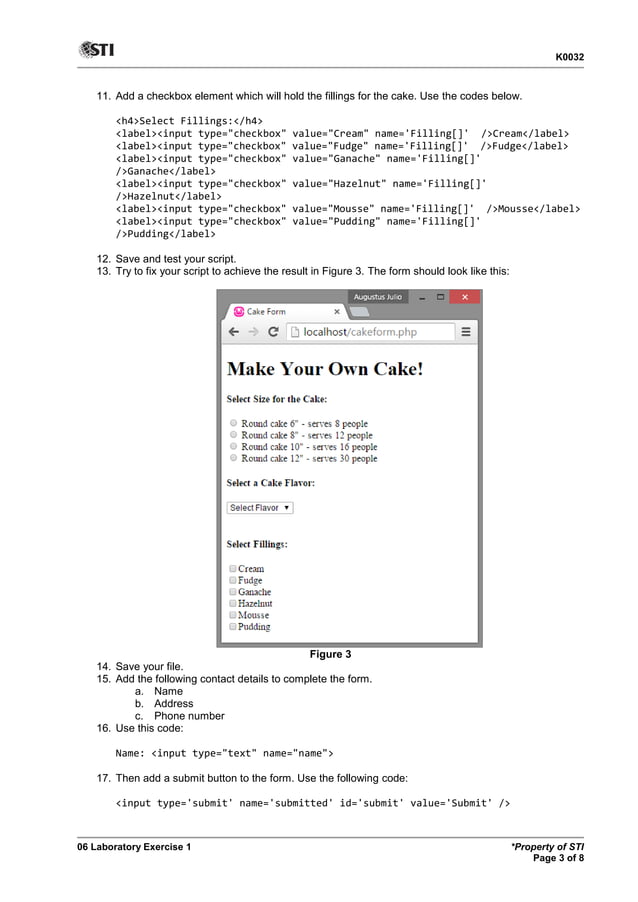 06 laboratory exercise 1 | PDF