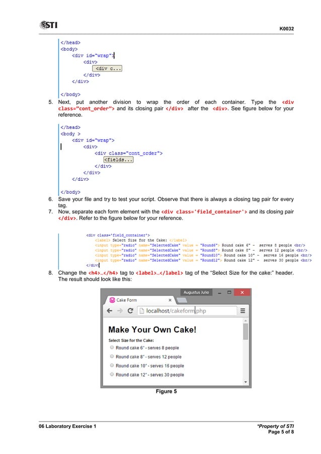 06 laboratory exercise 1 | PDF