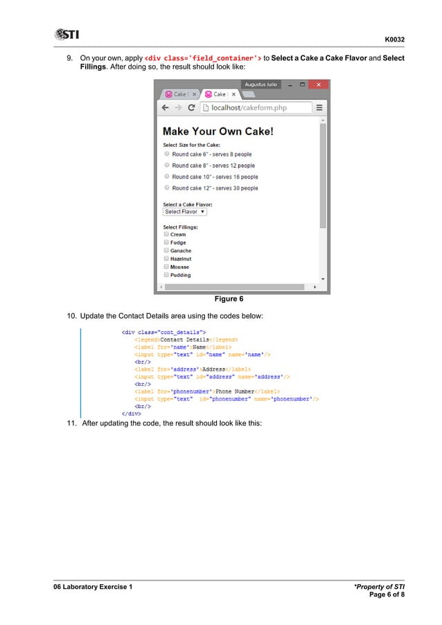06 laboratory exercise 1 | PDF
