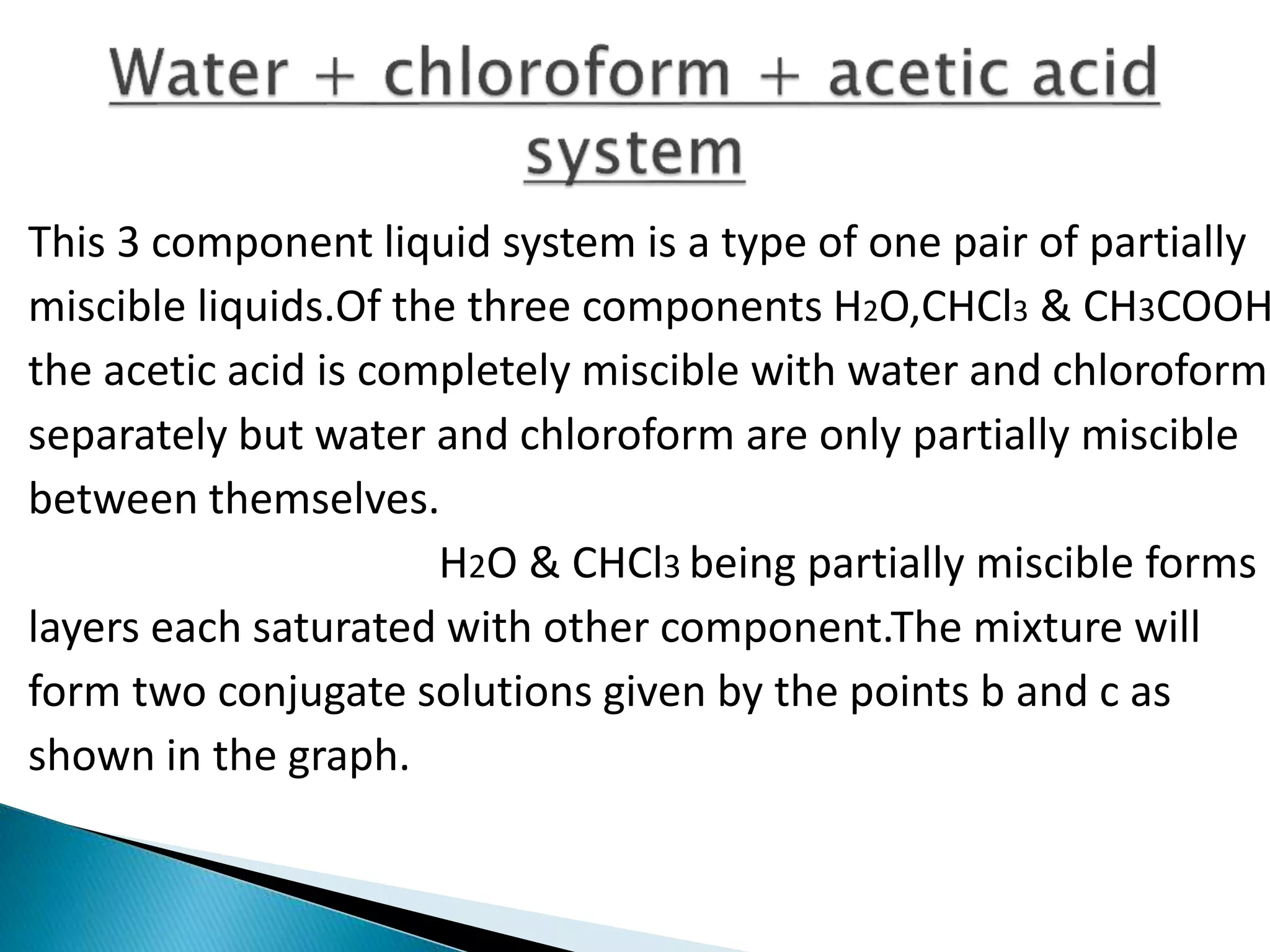 Phase Rule in three component system | PPTX
