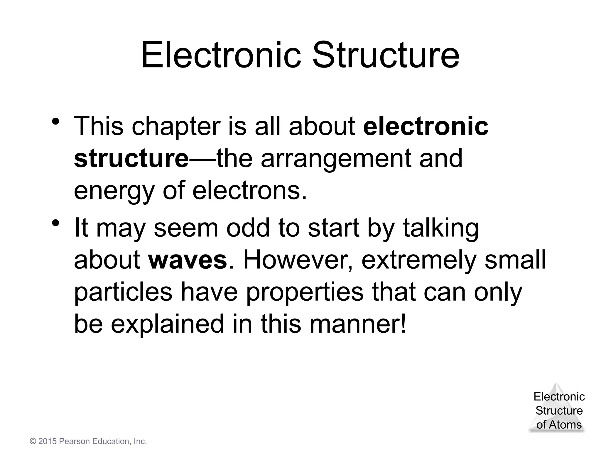 Electric Structure of Atoms - AP Chemistry | PPT