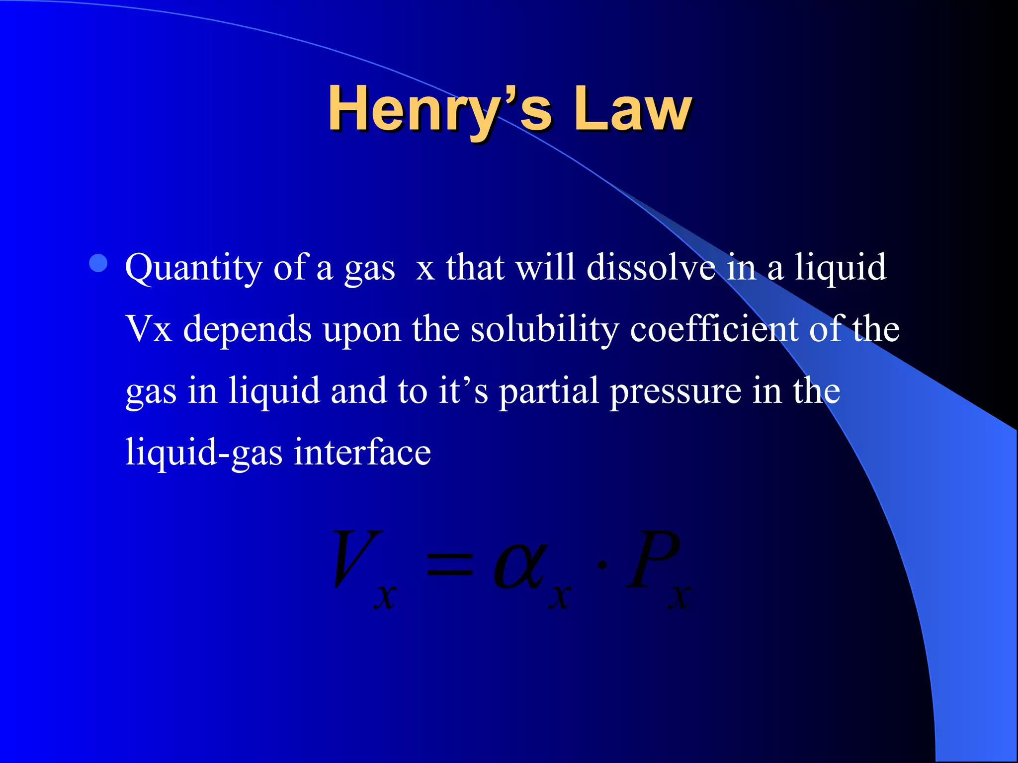 06 Lecture 5 Gases Laws And Alveolar Equations | PPT
