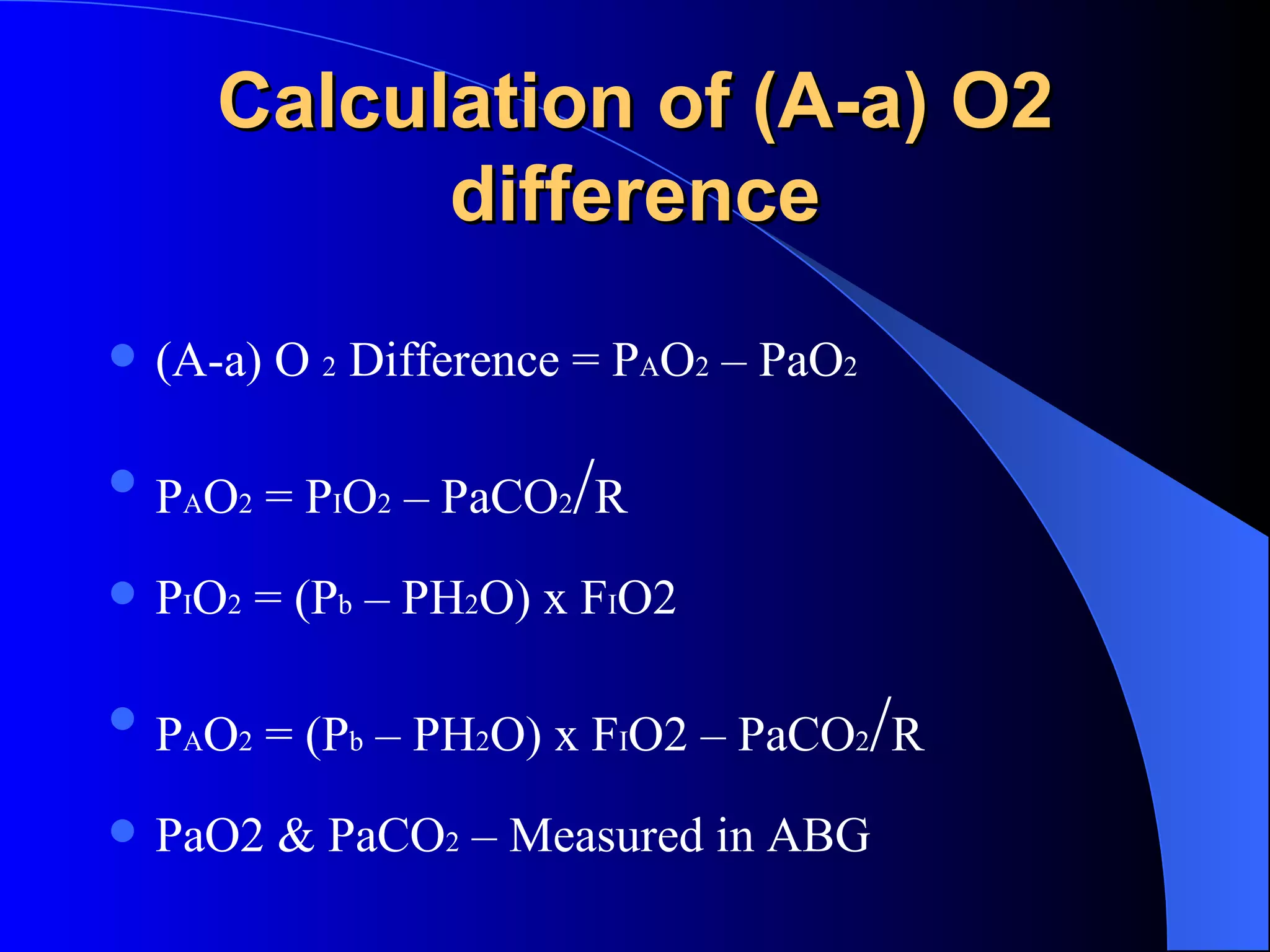 06 Lecture 5 Gases Laws And Alveolar Equations | PPT