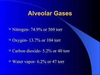 06 Lecture 5 Gases Laws And Alveolar Equations | PPT