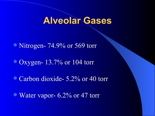 06 Lecture 5 Gases Laws And Alveolar Equations | PPT
