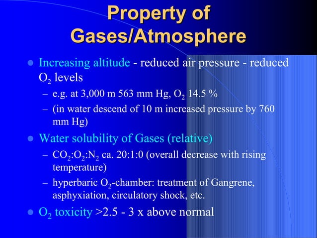 06 Lecture 5 Gases Laws And Alveolar Equations | PPT