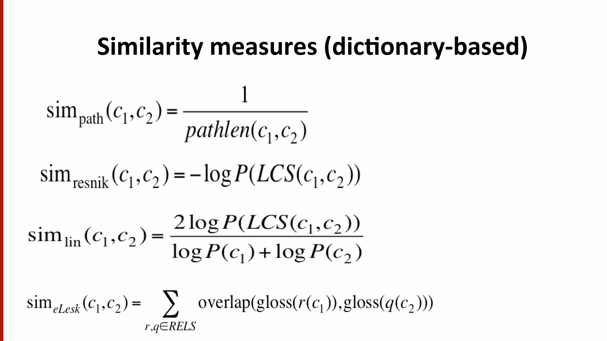 Lecture Vector Semantics Aka Distributional Semantics Ppt