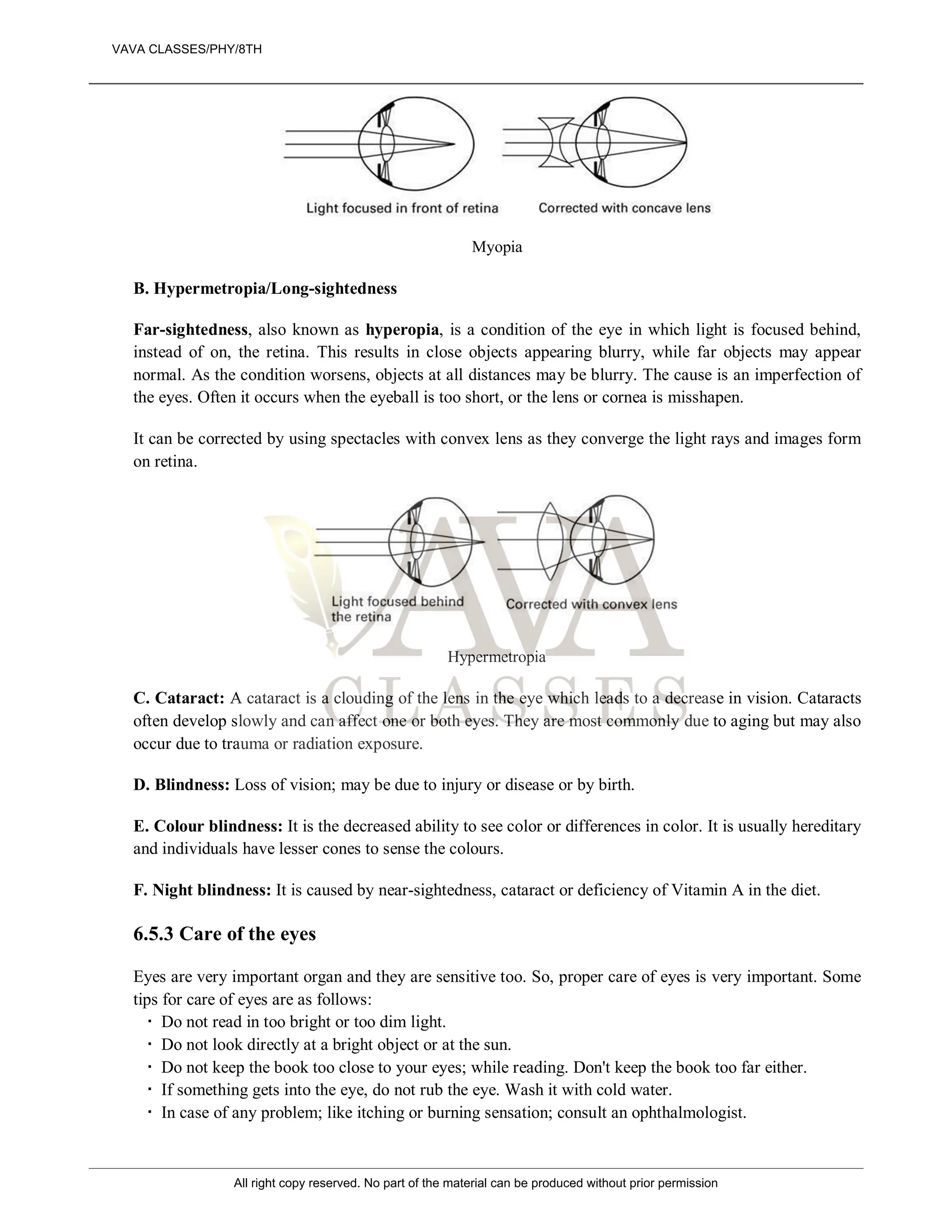 NCERT Class 8 Science Light Free Study Material PDF | PDF