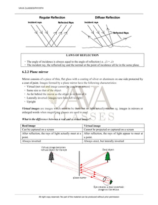 NCERT Class 8 Science Light Free Study Material PDF | PDF