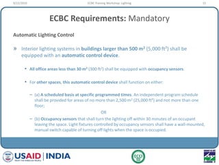 ECBC Training_06-Lighting | PDF