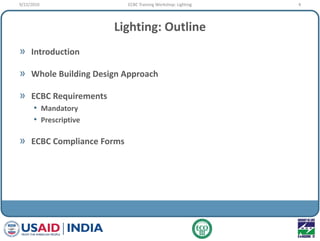 ECBC Training_06-Lighting | PDF