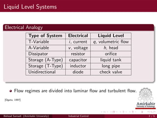 Industrial Control Systems - Liquid Level Systems | PDF | Mechanical and Industrial Engineering ...