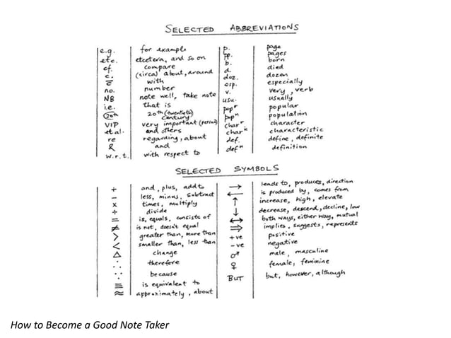 06 listening and note taking | PPT