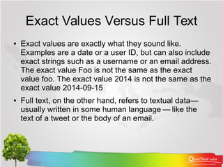 06. ElasticSearch : Mapping and Analysis | PPT