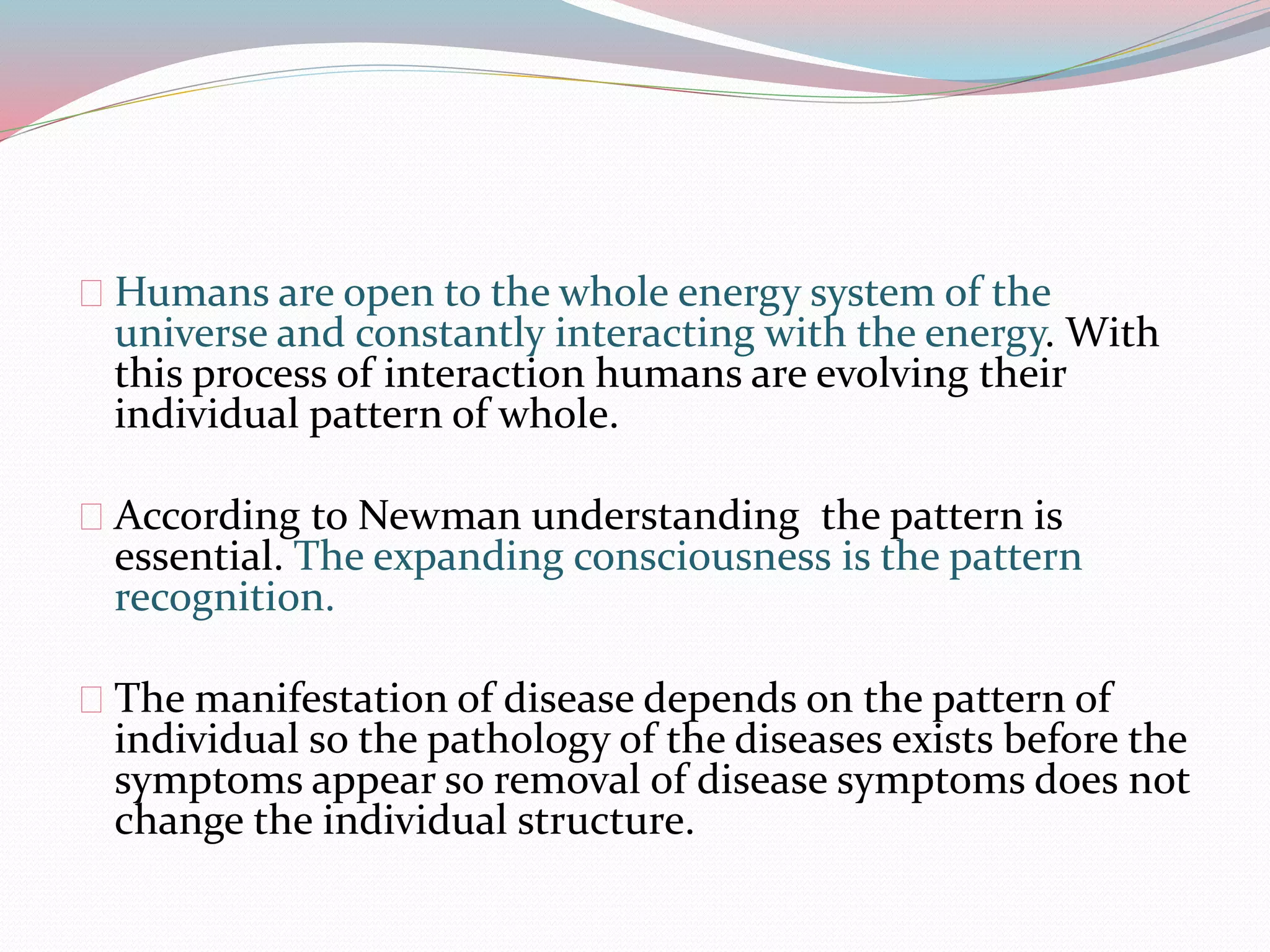 Margaret Newman's Health As Expanding Consciousness | PPTX