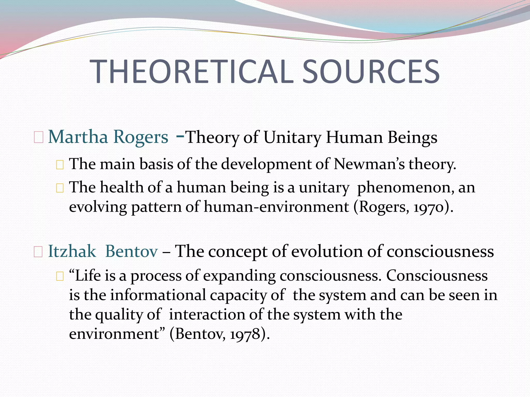 Margaret Newman's Health As Expanding Consciousness | PPTX
