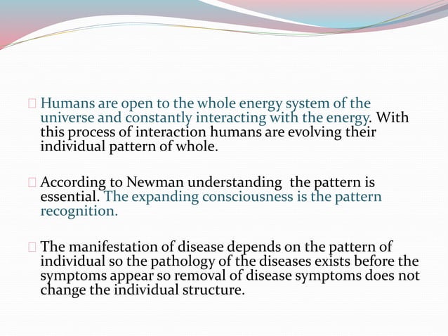 Margaret Newman's Health As Expanding Consciousness | PPTX