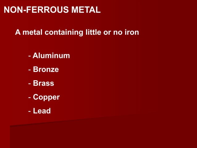 Ferrous and non ferrous Metals Engineering.ppt