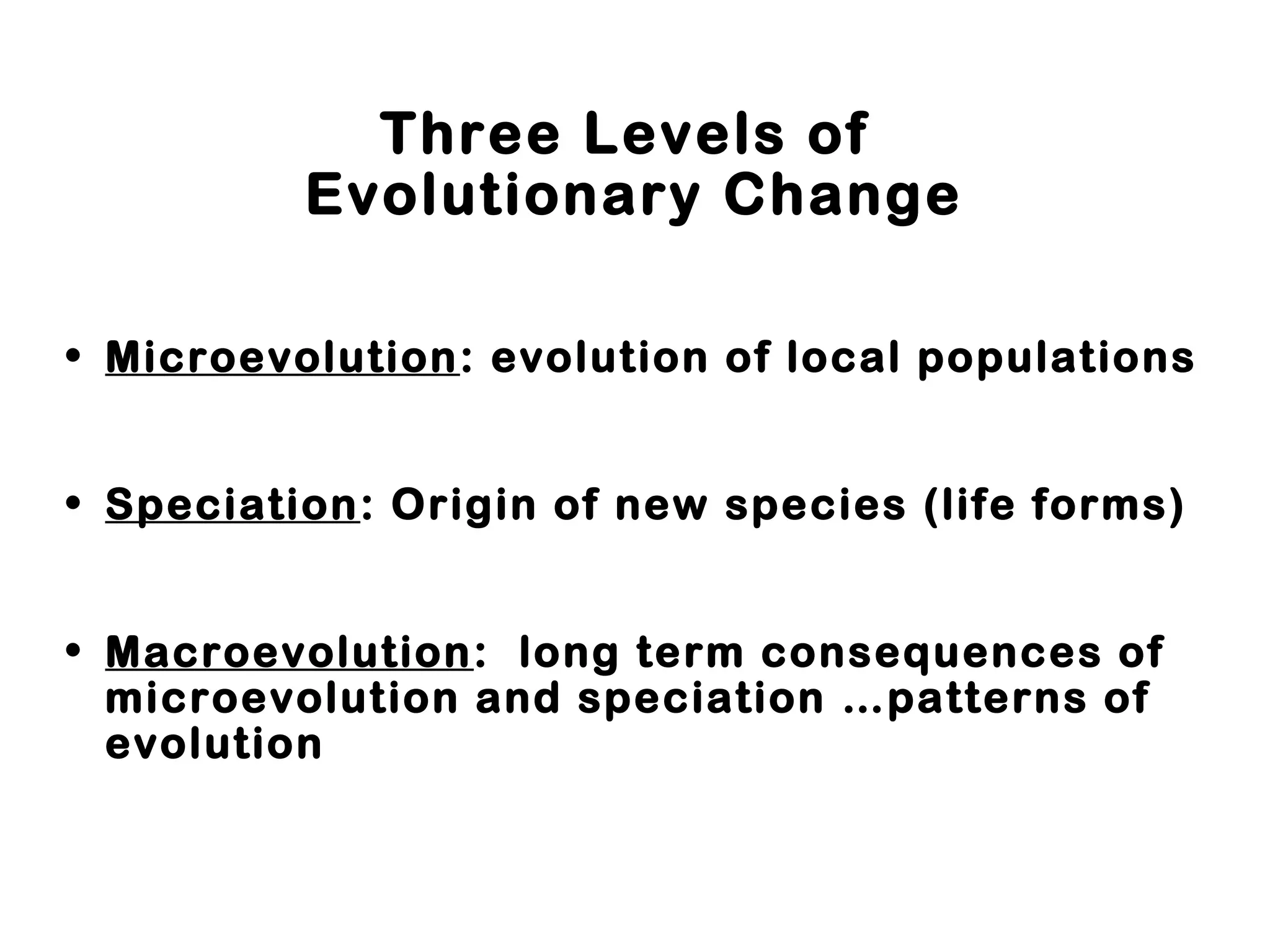 Microevolution | PPT
