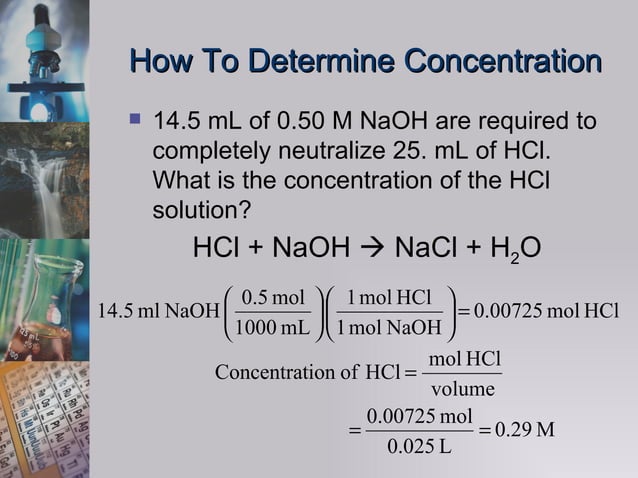 06 microscale titration_fa06 | PPT | Chemistry | Science