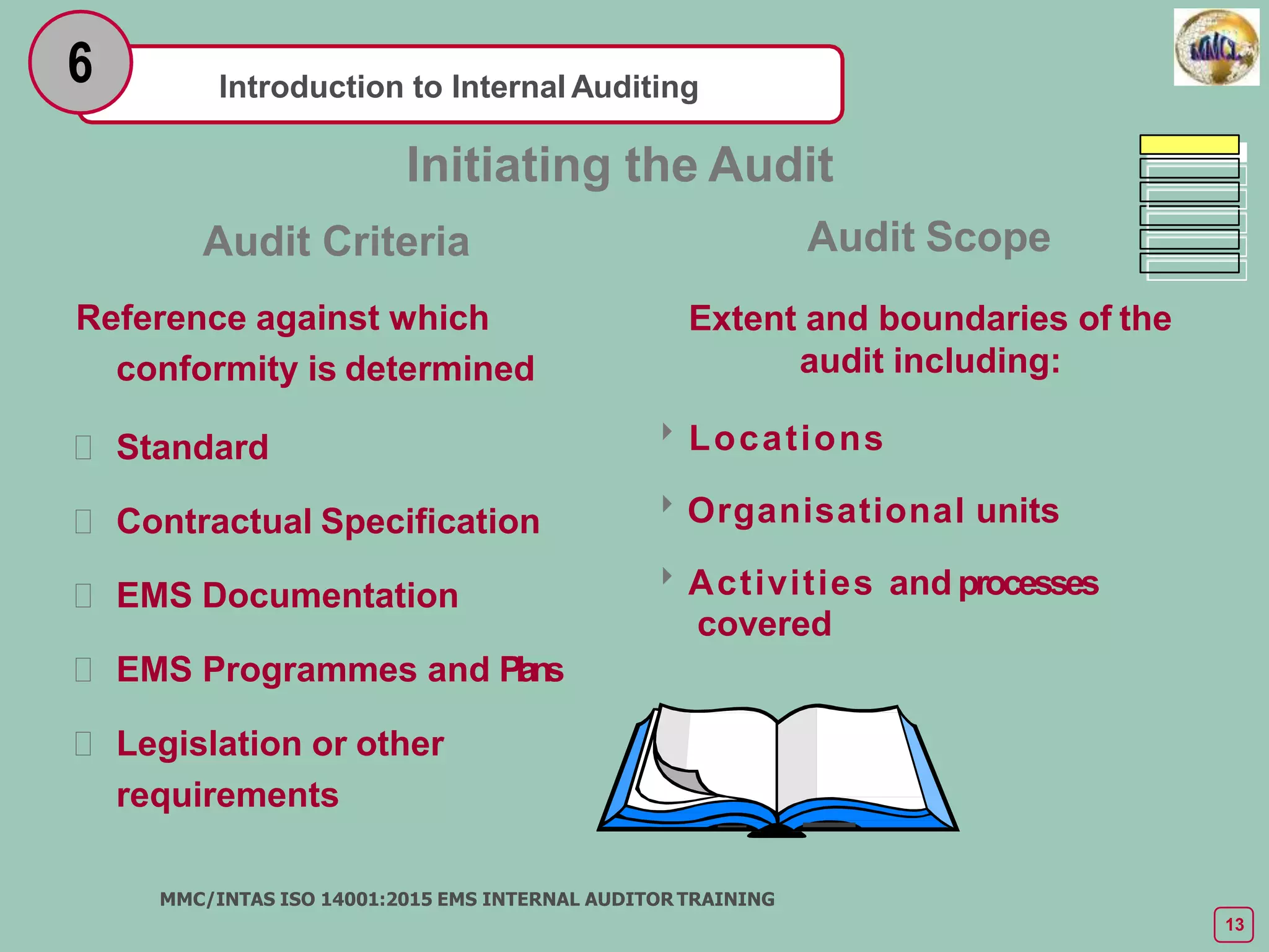 Introduction to EMS Internal Auditing | PPTX