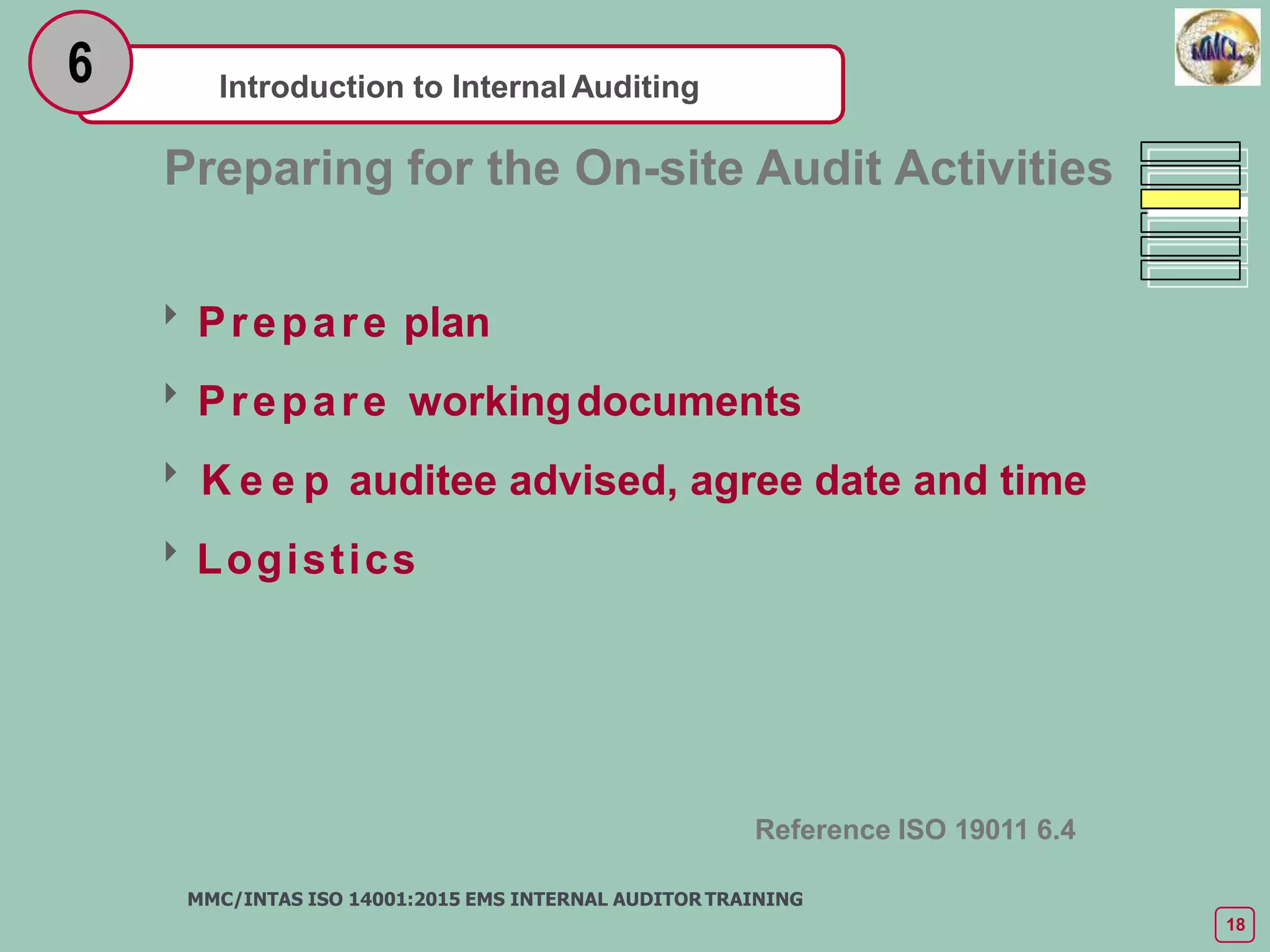 Introduction to EMS Internal Auditing | PPTX