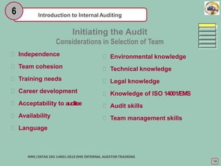 Introduction to EMS Internal Auditing | PPTX