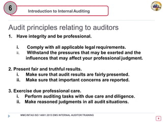 Introduction to EMS Internal Auditing | PPTX