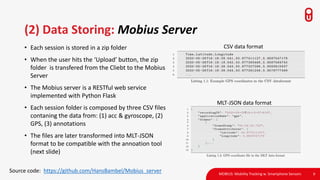 MOBIUS: Smart Mobility Tracking with Smartphone Sensors | PPT
