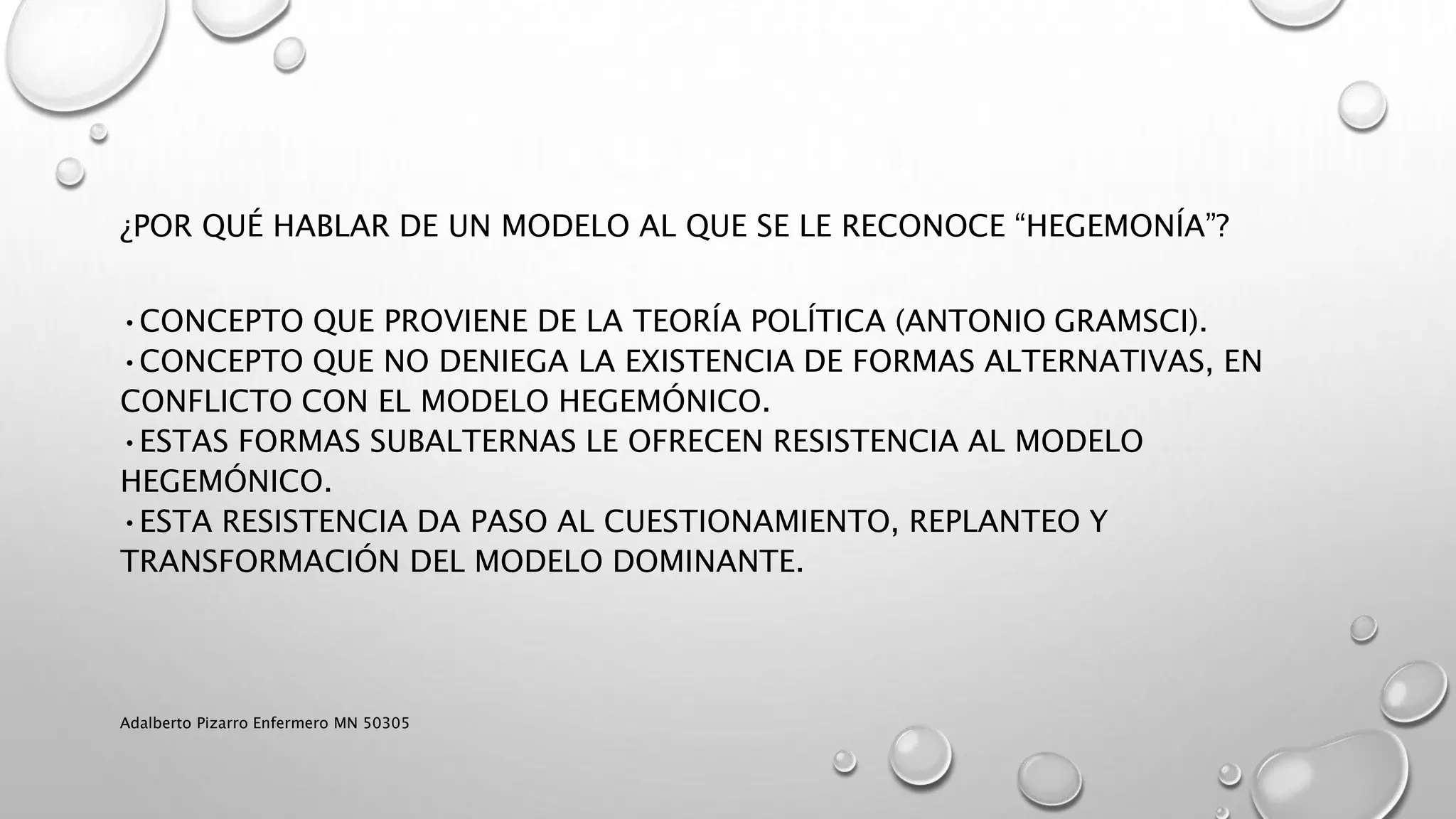El Modelo Médico Hegemónico | PPTX | Healthcare Industry | Industries