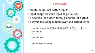 06 neurolab python | PPTX