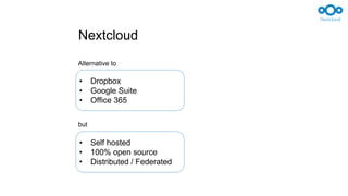 The Nextcloud Roadmap for Secure Team Collaboration | PPTX