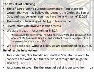 Session 06 New Testment Overview - Gospel of John | PPTX