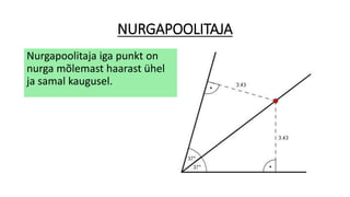 Nurgapoolitaja | PPTX