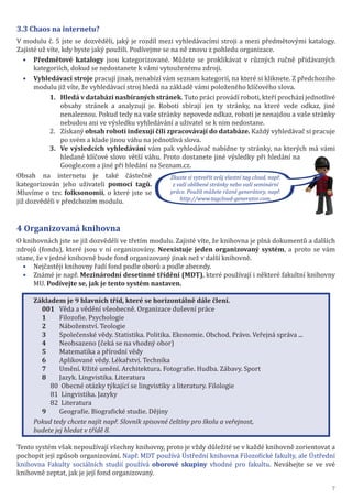 Organizace a uchávání informací | PDF