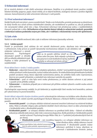 Organizace a uchávání informací | PDF