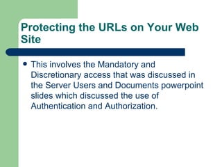 Setting Up Security on Apache | PPT