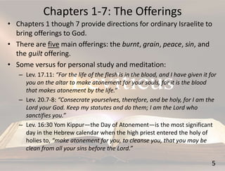 Session 06 Old Testament Overview - Leviticus | PPT