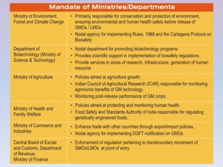 06 overview of biosafety activities of moefcc | PPT | Free Download