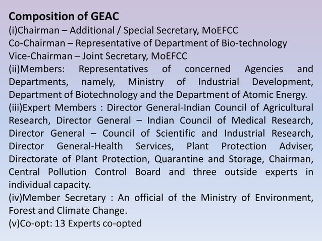 06 overview of biosafety activities of moefcc | PPT