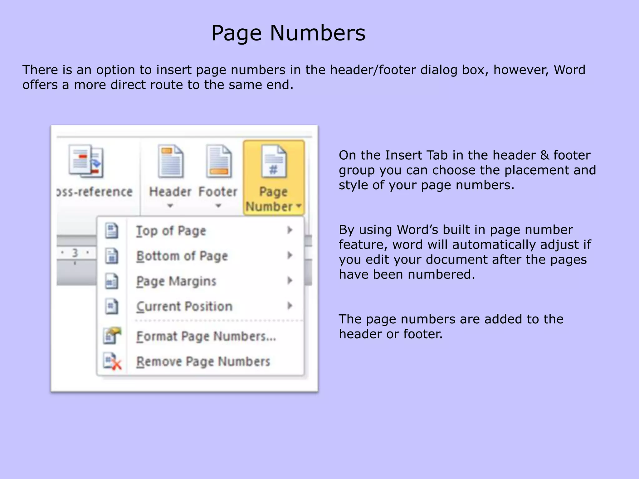 06 page formatting | PPTX