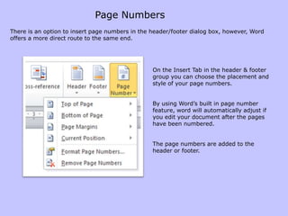 06 page formatting | PPTX