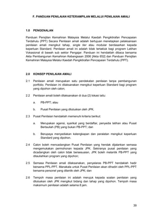 06 panduan penilaian ppt melalui kaedah amali dr auto ilpkl | PDF