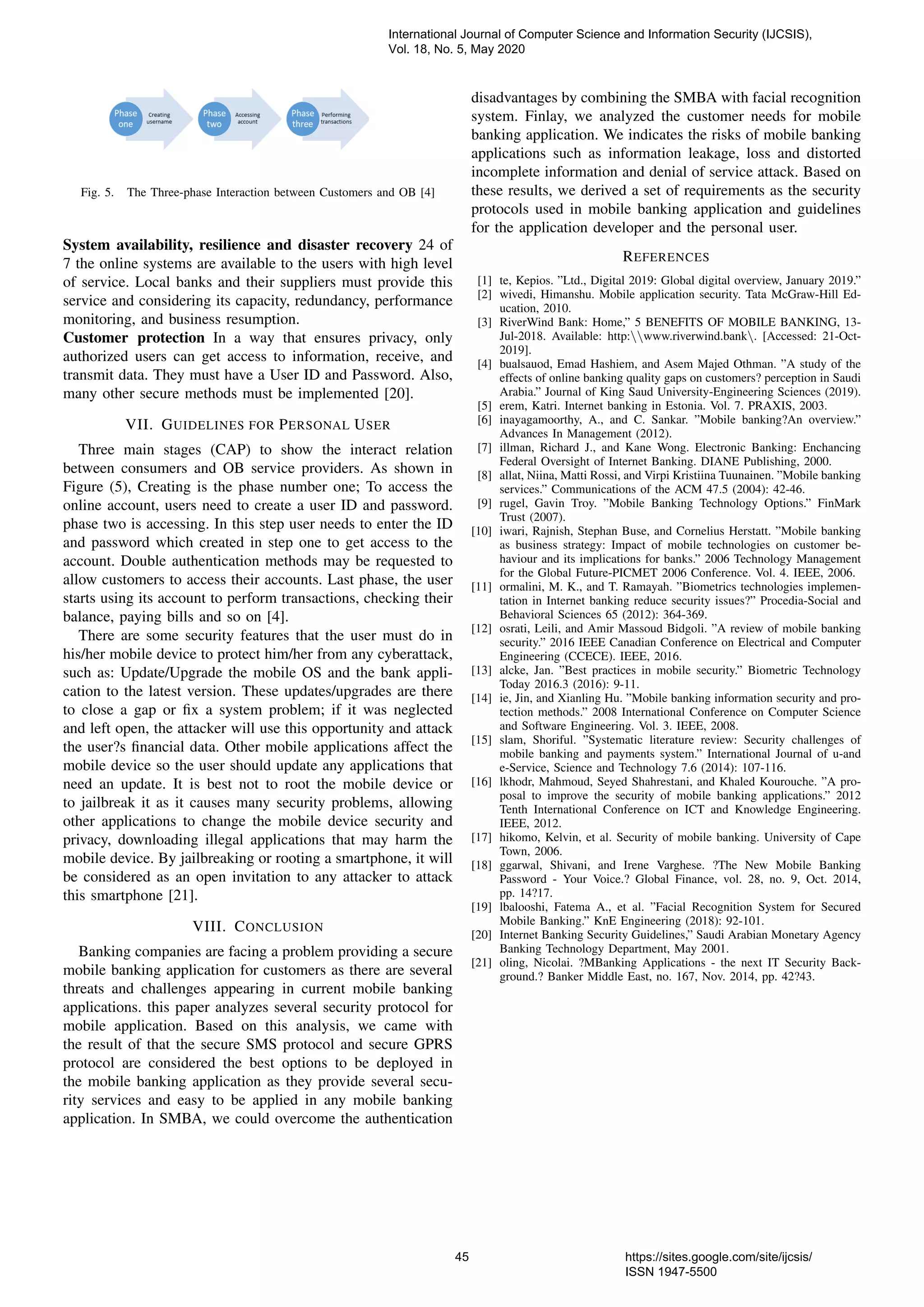 Security Protocols for Mobile Banking Application | PDF