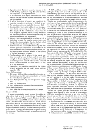 Security Protocols for Mobile Banking Application | PDF