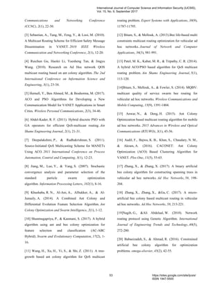 Enhanced and Integrated Ant Colony-Artificial Bee Colony-Based QOS Constrained Multicast Routing ...