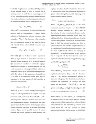 Enhanced and Integrated Ant Colony-Artificial Bee Colony-Based QOS Constrained Multicast Routing ...