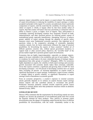 Pattern and Determinants of Export Diversification in Bangladesh | PDF