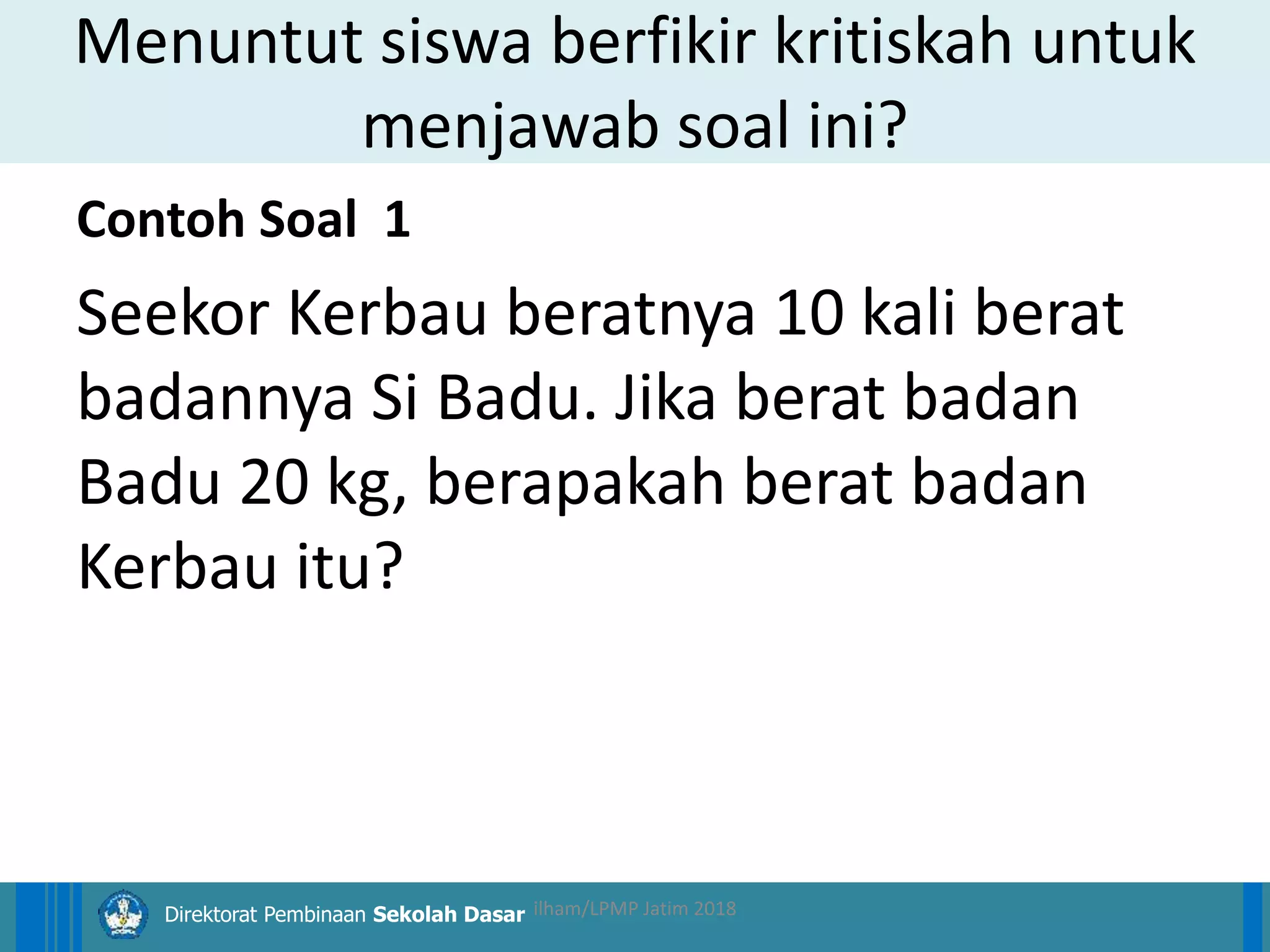 06 penguatan penilaian hots1 | PPT